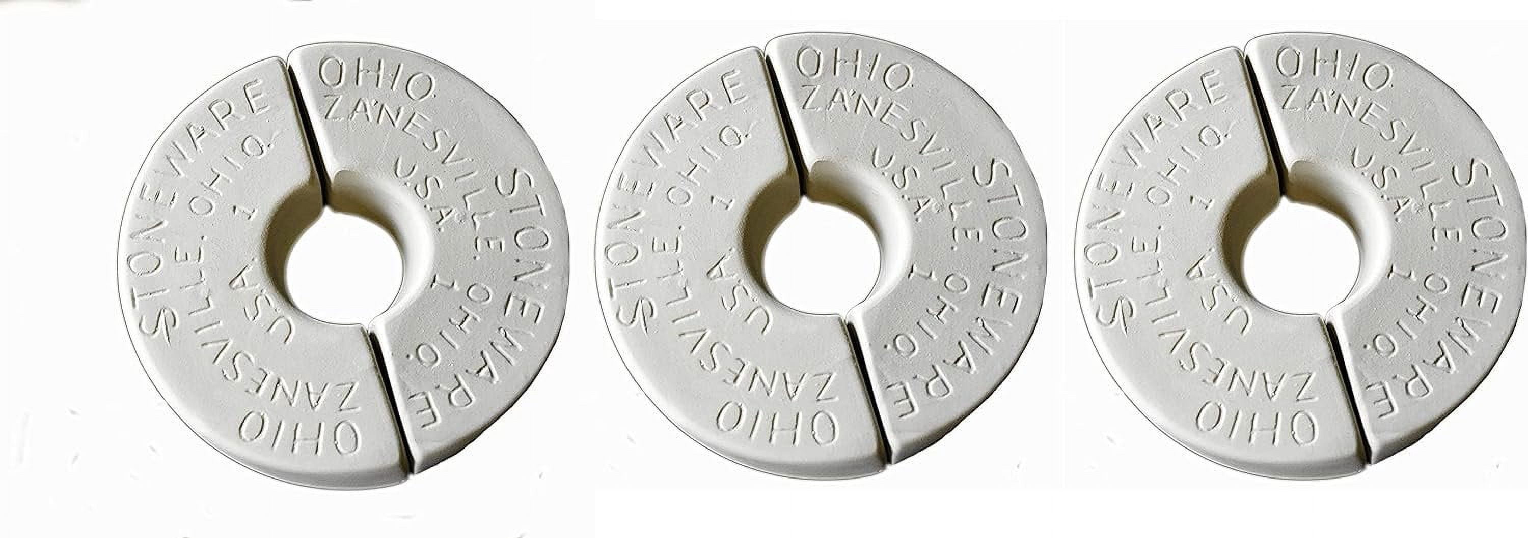 Ohio Stoneware 1 Gallon Preserving Crock Weight,Brown Three Pack ...