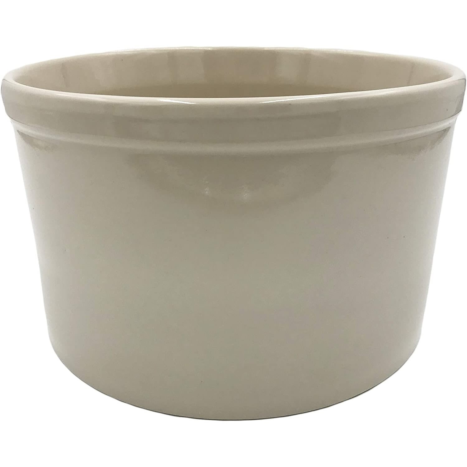 Ohio Stoneware Low Pickling Crock, Handmade for Food Preservation ...