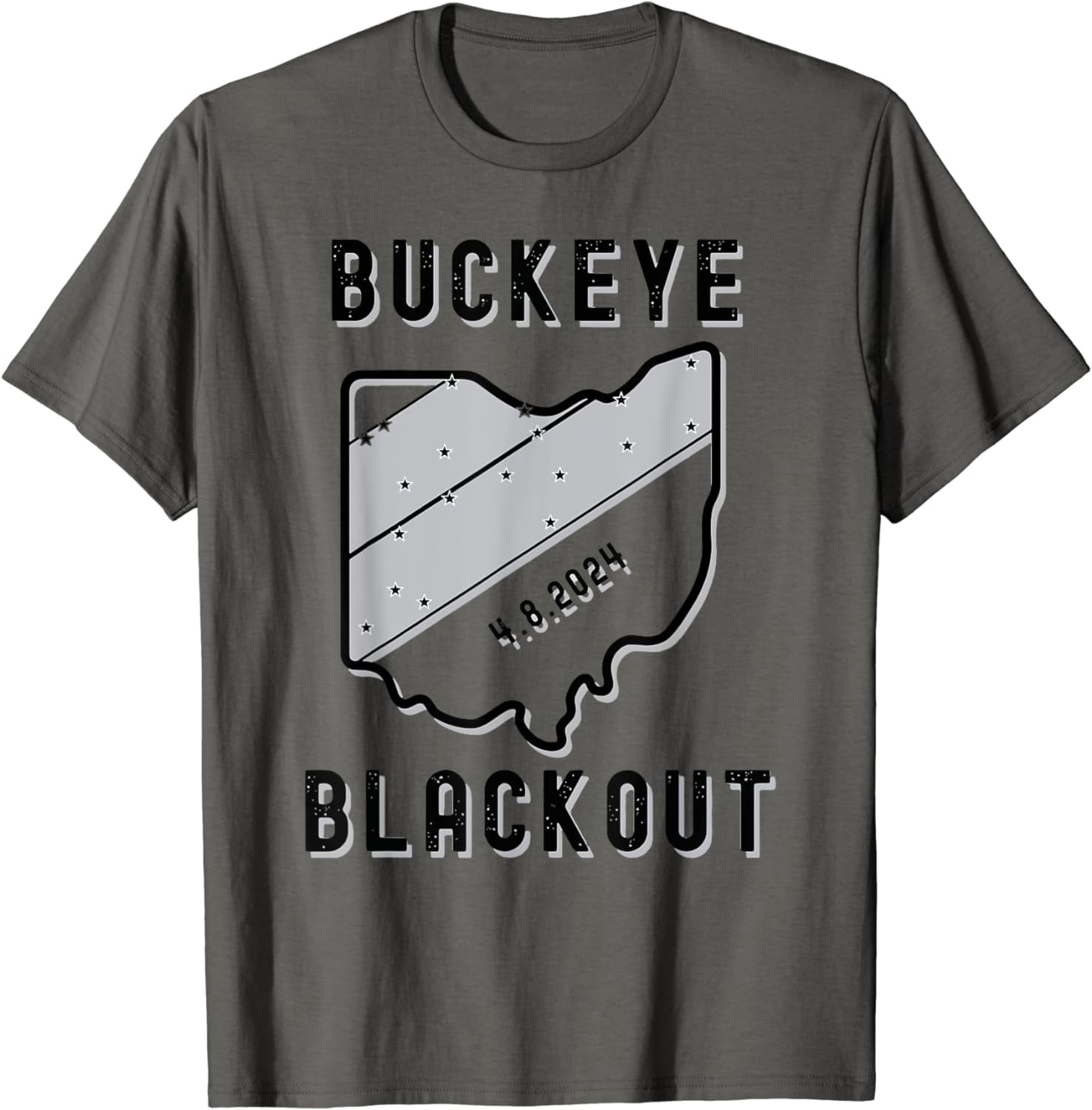 Ohio Total Solar Eclipse 2024 Eclipse Souvenir, April 8 2024 T-Shirt ...