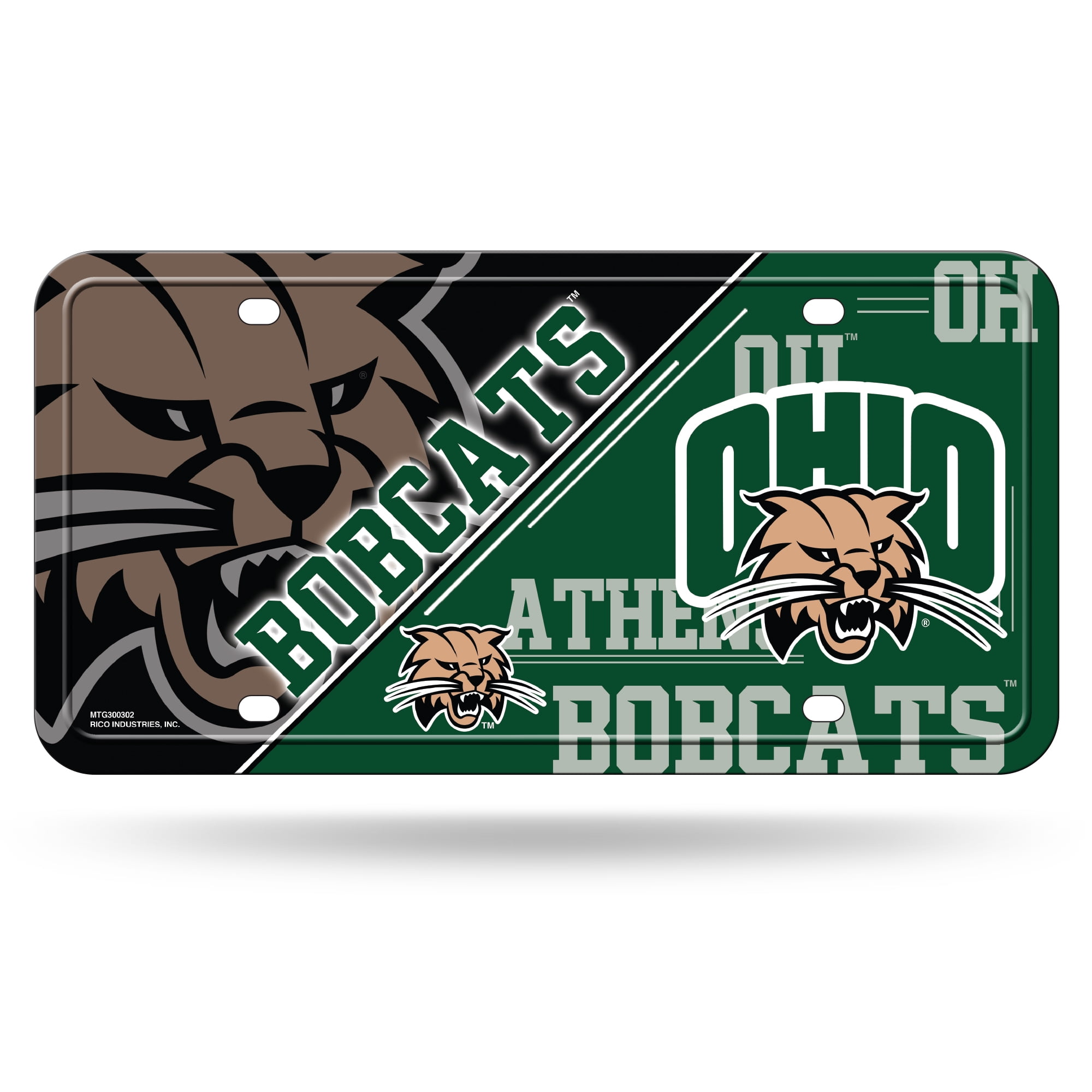 Ohio University Bobcats Metal License Plate - Walmart.com
