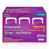 Ohm Omeprazole Tablets, Delayed-Release Tablets, 20mg Acid Reducer, 42 ...