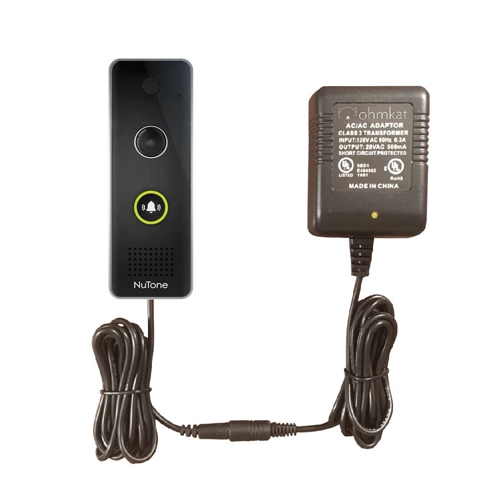 OhmKat Video Doorbell Power Supply - Compatible with Nutone Knock - No ...