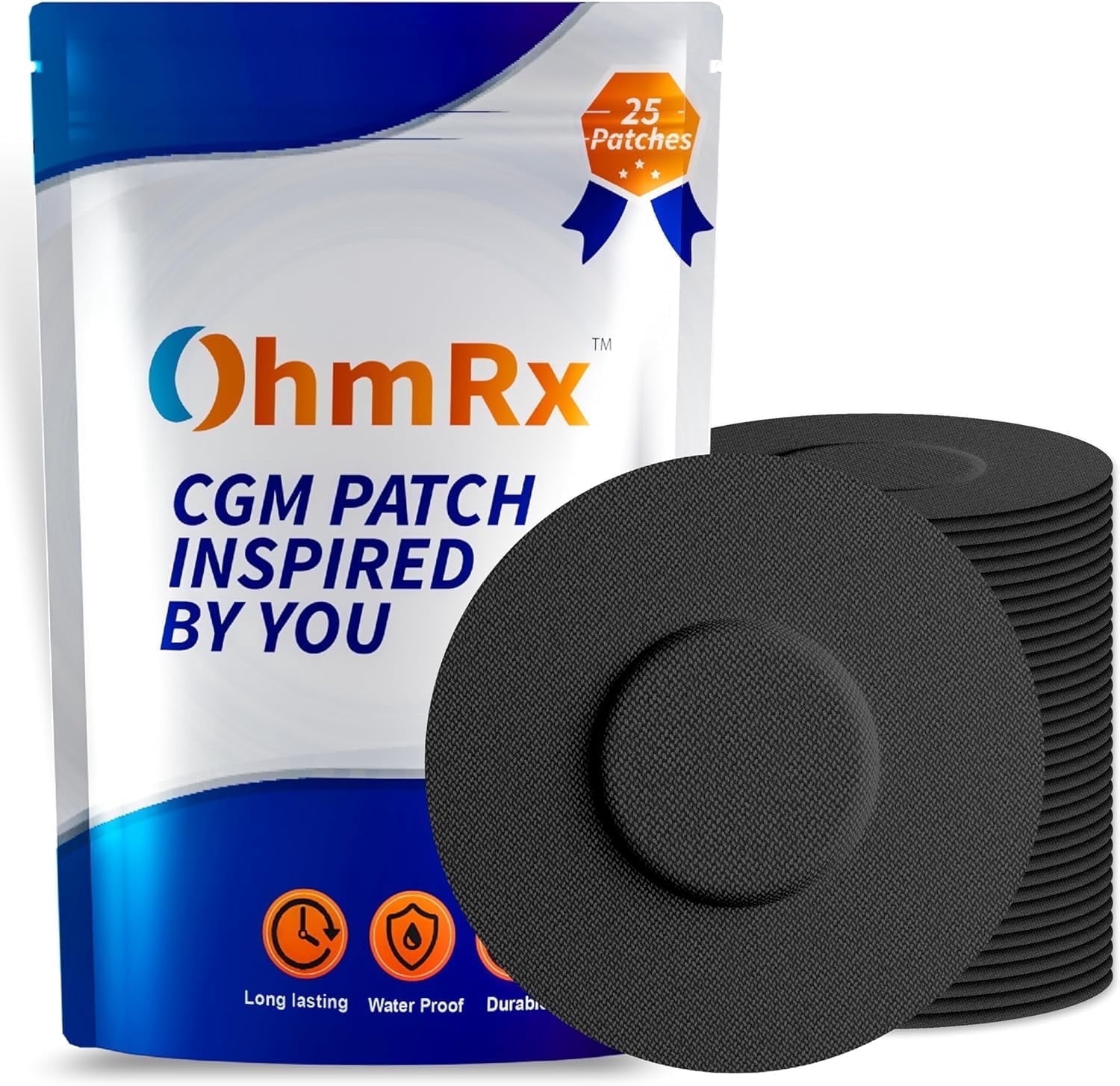 OhmRx Libre 2 & Libre 2 Plus Sensor Covers – Waterproof CGM Overpatch ...