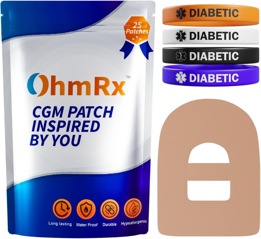 OhmRx Omnipod 5 Adhesive Patches Waterproof Strap FSA/HSA Eligible ...