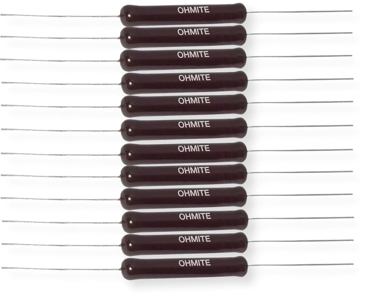 Ohmite 20J20RE Wirewound Resistors (Pack of 12), Axial Lead, 10W, 20 ...