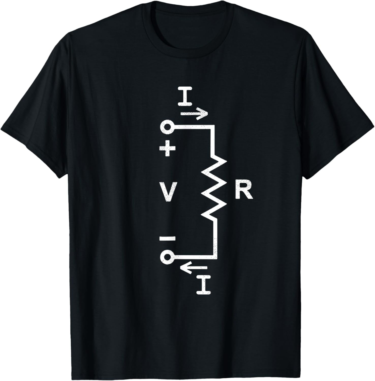 Ohms Law Diagram Electrical Engineer Physics Math T-Shirt T-Shirt ...