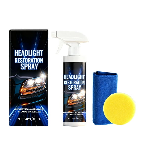 Ohmyroo 120ml Headlamp Care and Restoration Spray, Professional Formula ...