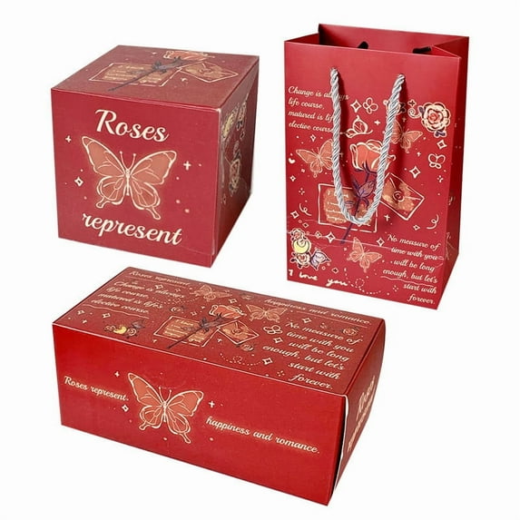 Ohmyroo Birthday Surprise Red Packet Lucky Bounce Box for Home Party ...