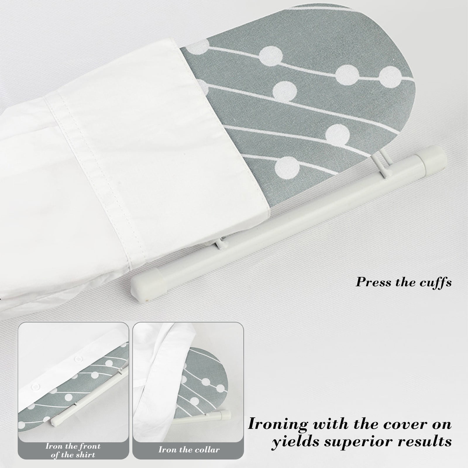 Ohmyroo Compact Foldable Mini Ironing Board for Sleeves and Collars ...