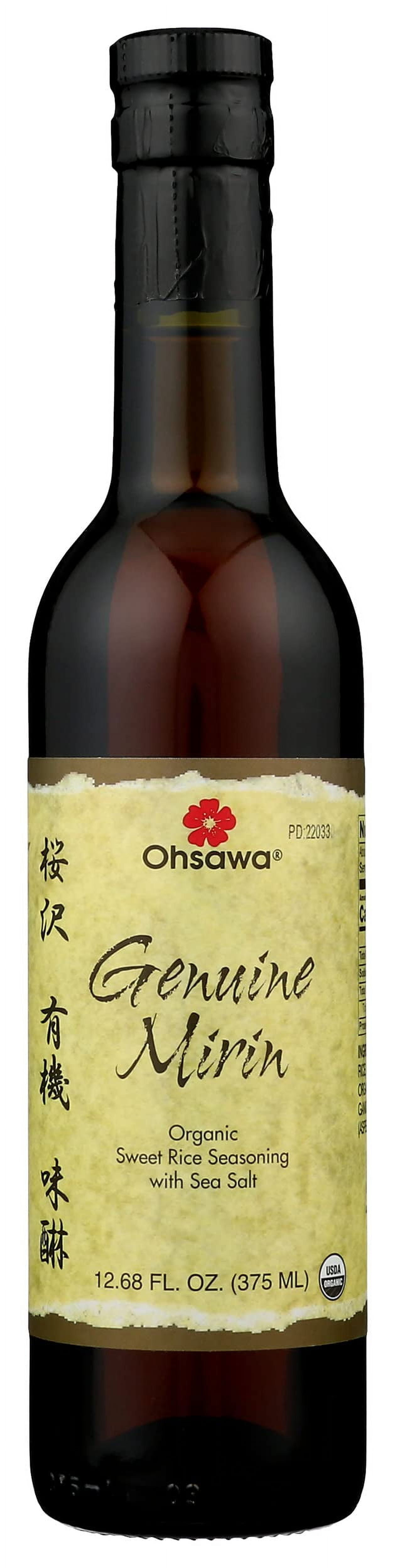 Ohsawa Organic Genuine Mirin AKF18 Sweet Rice Seasoning with Sea Salt, Gluten Free, 12.68 Ounce ...