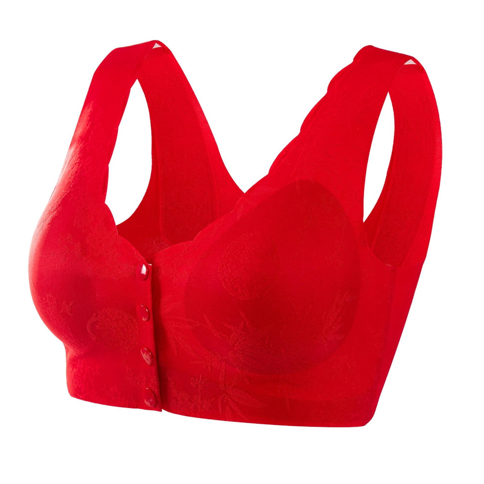 Ohufall Bras for Older Women 2026 Comfy Convenient Front Closure Bras ...