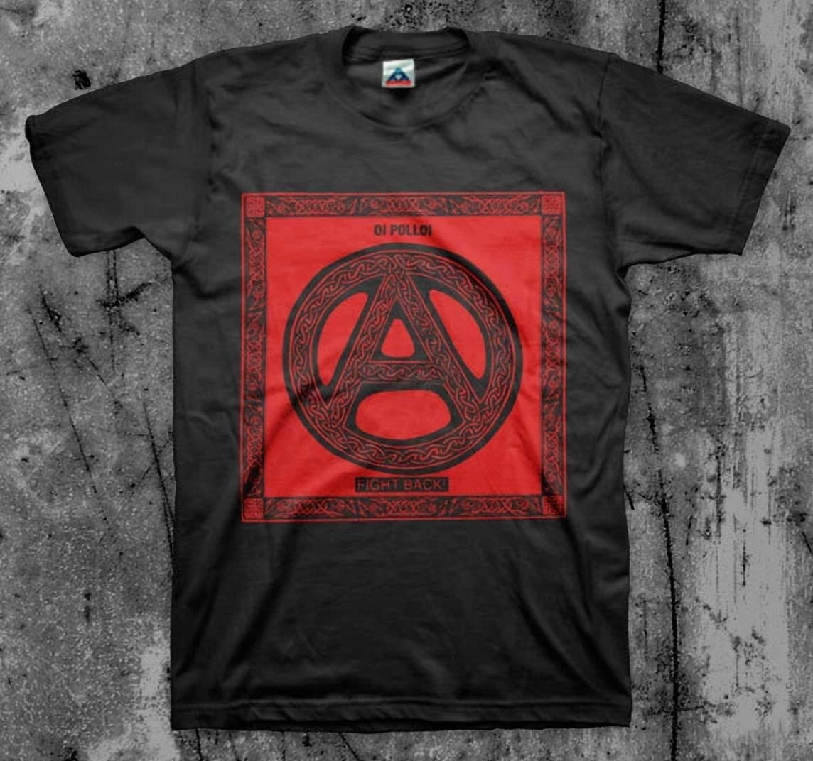 Oi Polloi 'Fight Back' T shirt (Conflict Aus-Rotten Discharge Crass Sub ...