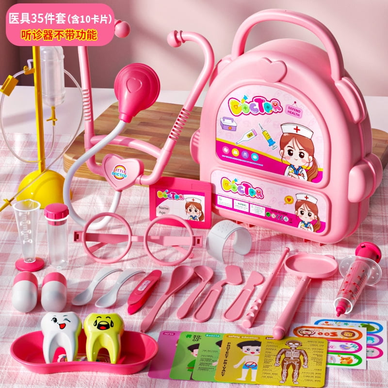 Oiduwi 43Pcs Doctor Kit for Kids, Medical Toy Doctor Pretend Play kit ...