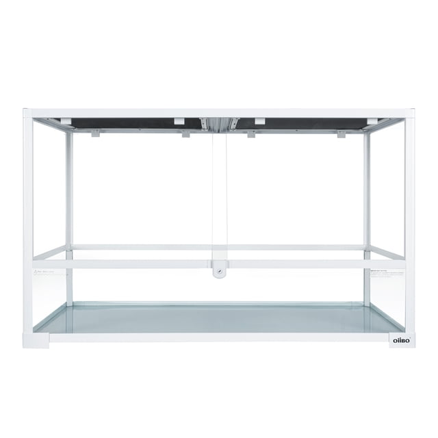 OiiBO Hamster Cage, Large Glass Enclosure for Hamster Gerbils Mice ...