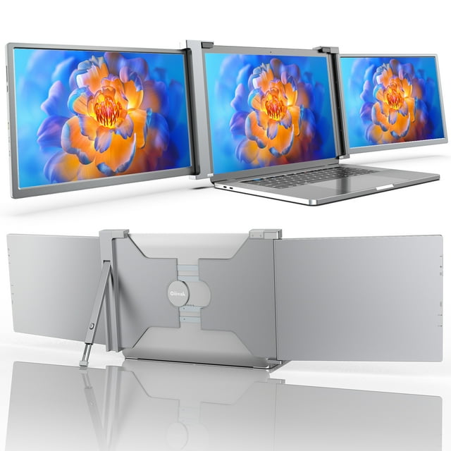 Oiiwak Laptop Triple Monitor Extender for 15-17" Laptop Screen Extender ...