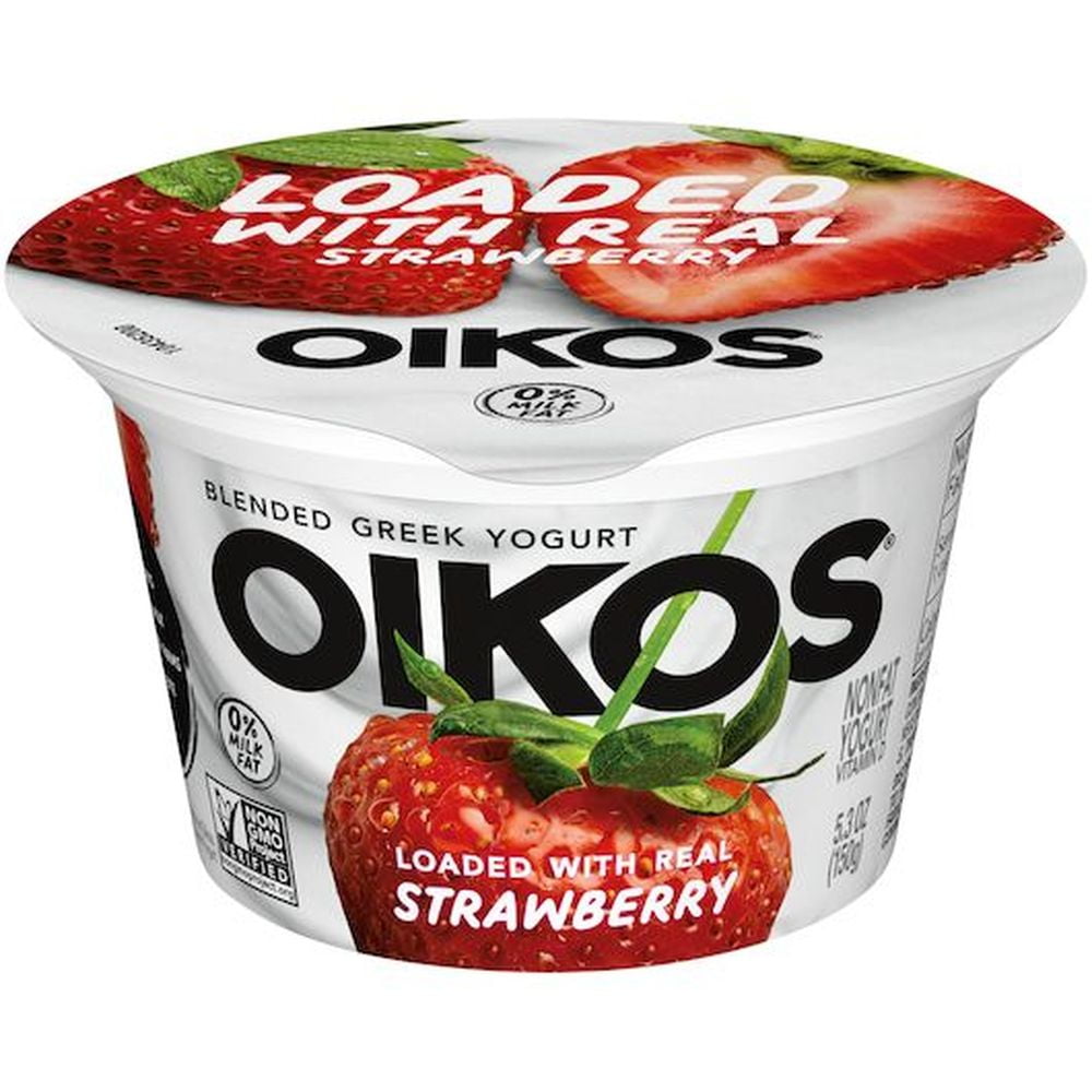 Oikos Core Strawberry Greek Yogurt, 5.3 Ounce Cup -- 12 per case ...