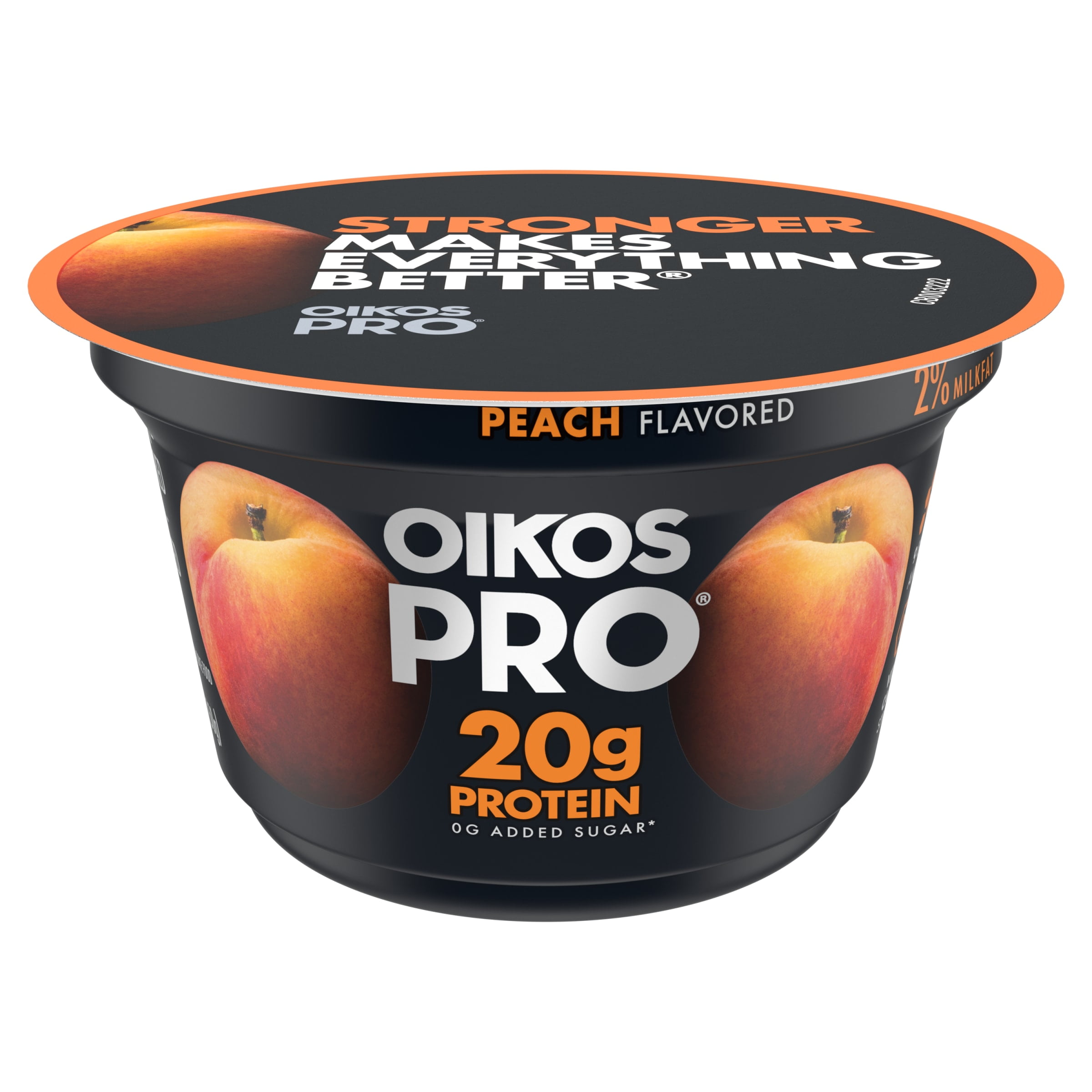 Oikos Pro Peach Yogurt-Cultured Ultra-Filtered Milk, 5.3 Oz. - Walmart.com