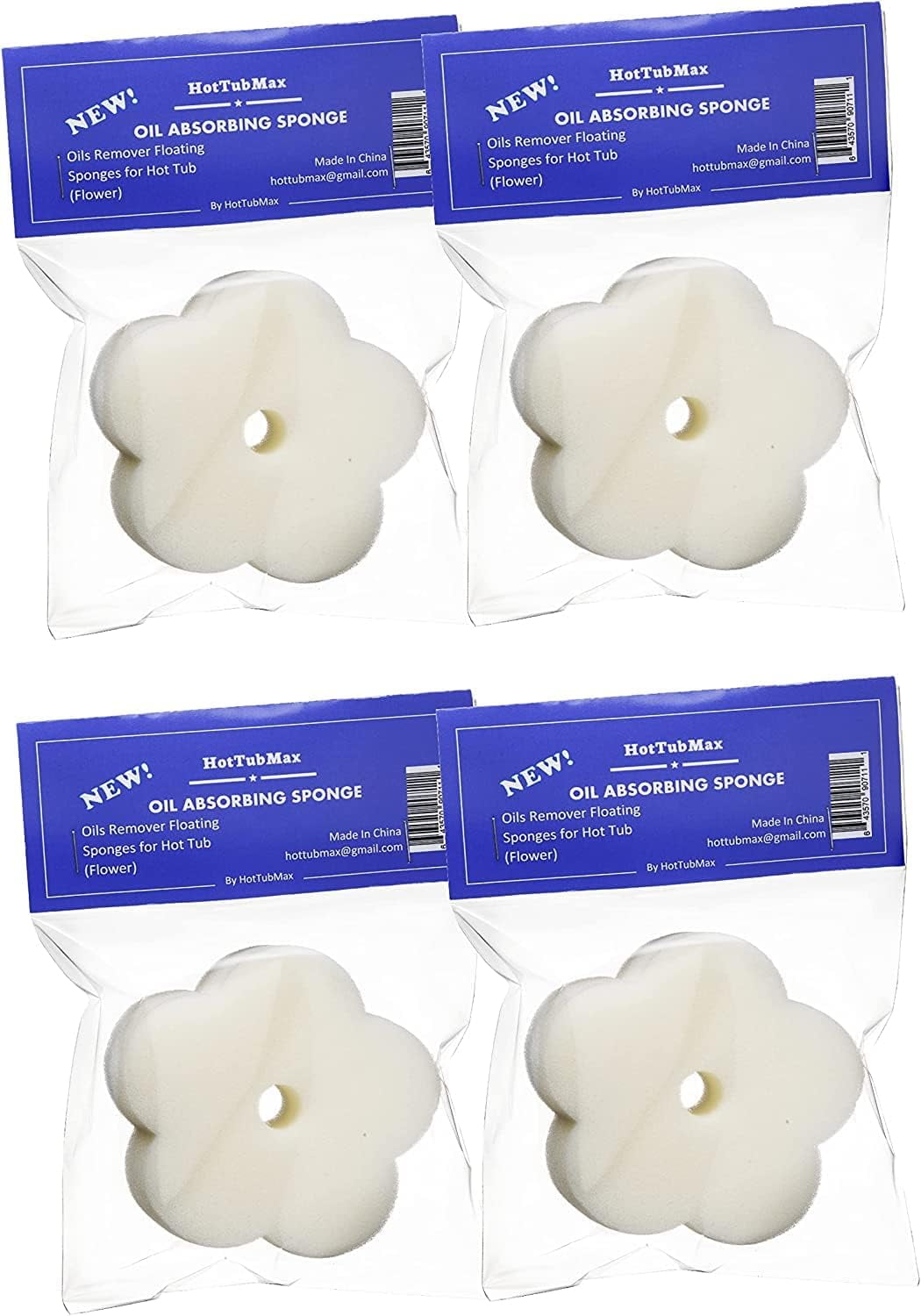 Oil Absorbing Sponge Scum Absorber for Hot Tub, Swimming Pool and Spa ...