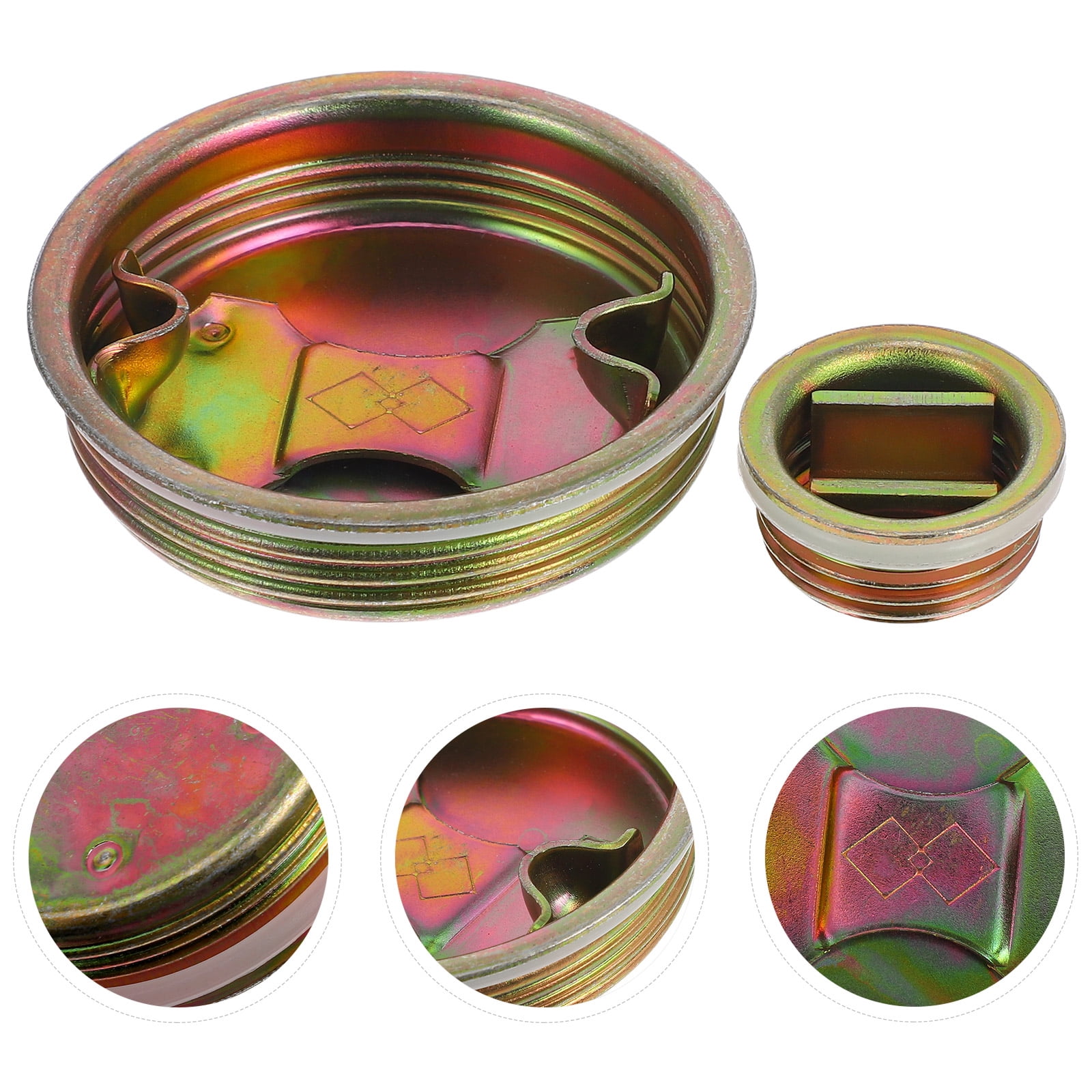 Oil Barrel Caps,12Pcs Bung Cap 200l Oil Drum Cap Water Drum Plug ...