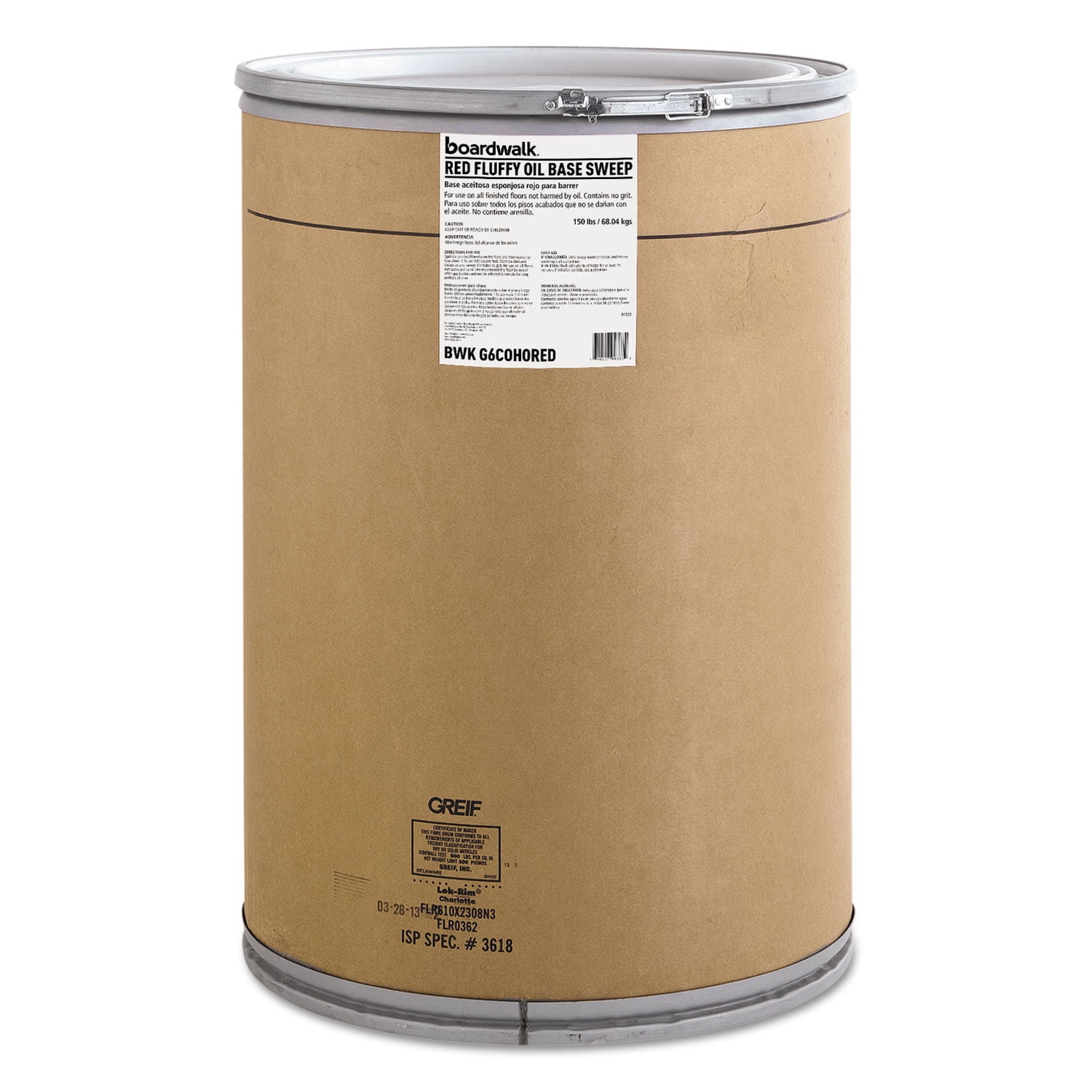 Oil-Based Sweeping Compound, Grit-Free, Red, 150lbs Drum - Walmart.com