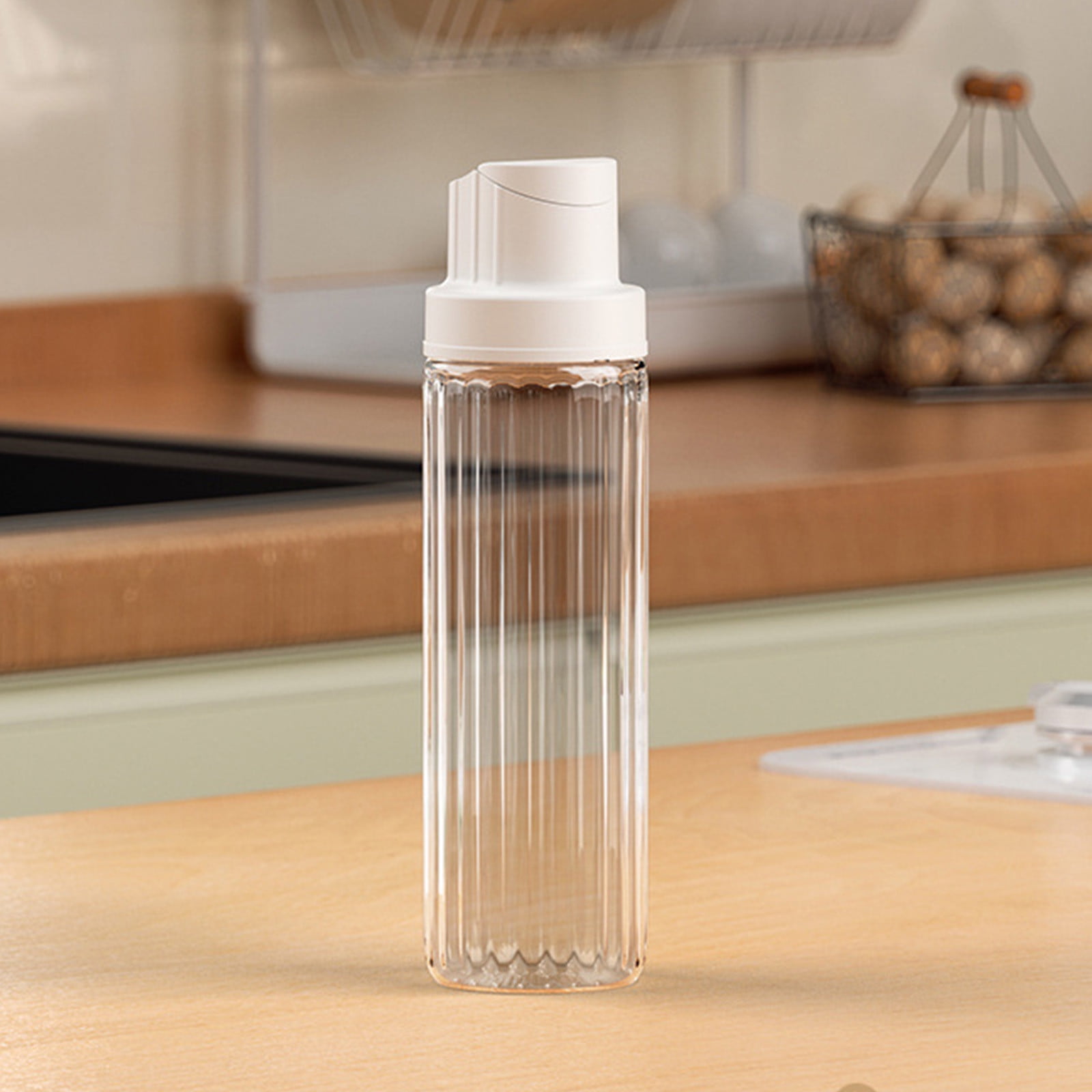 Oil Bottle Vmvidoty Kitchen Household Glass Oil Pot Automatic Opening ...