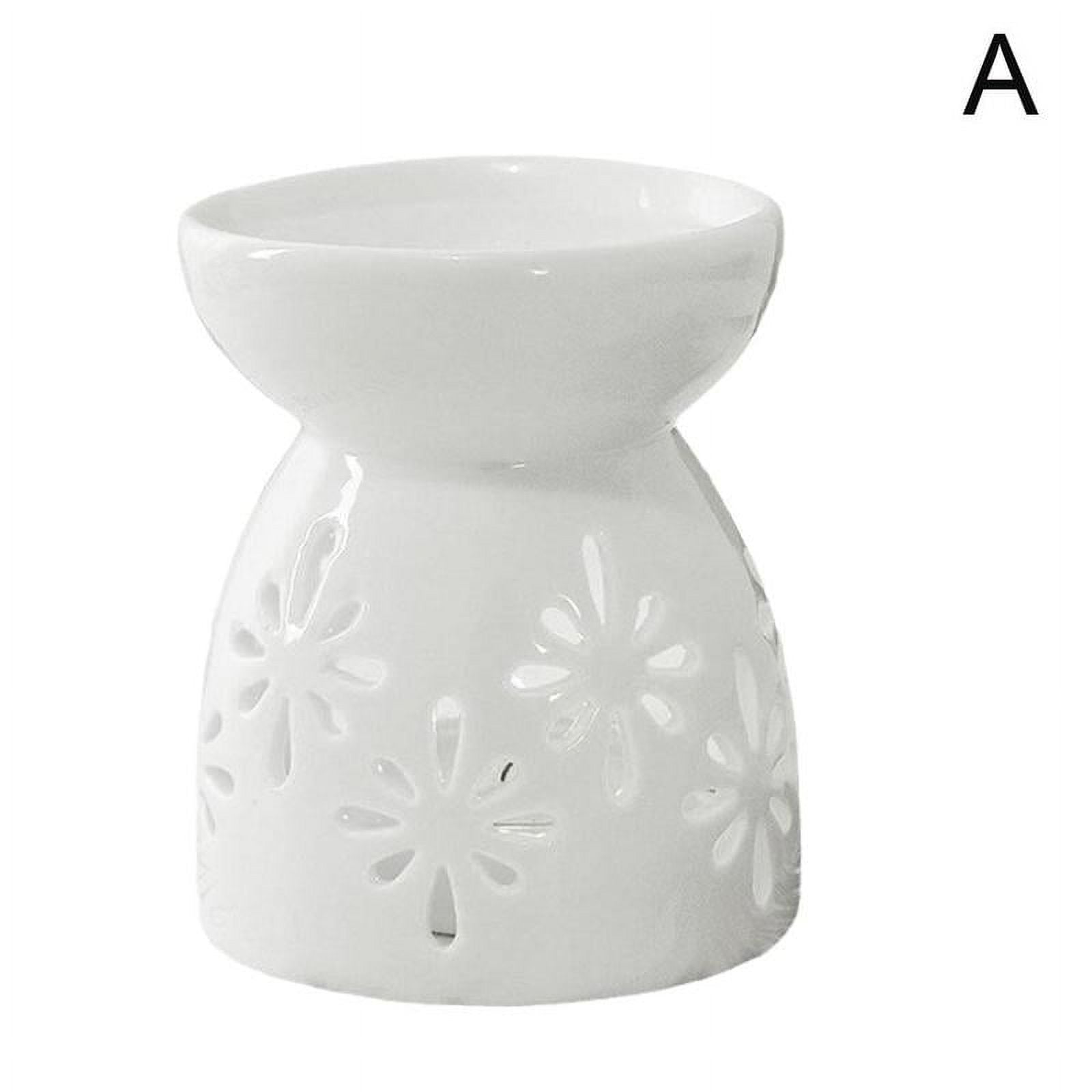Oil Burner Ceramic Warmer Wax Diffuser Candle Fragrance Holder H2U1 ...
