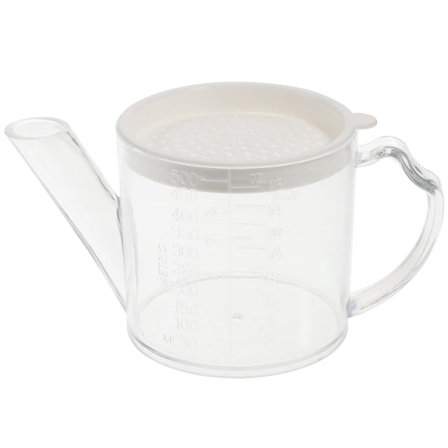 Oil Can Plastic Vinegar Container Kitchen Gravy Grease Fat Separator ...