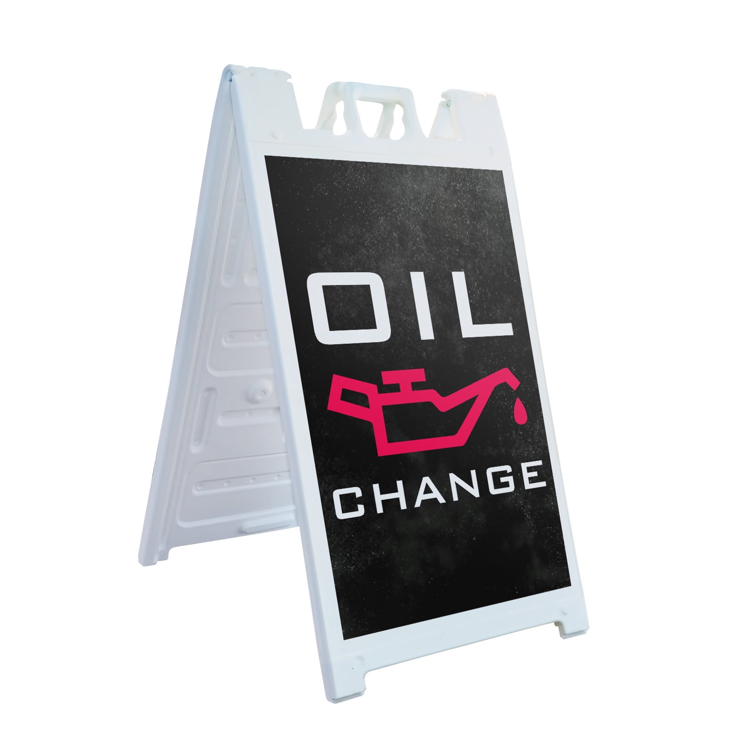 Oil Change 24" x 36" Double Sided A-Frame Sidewalk Sign Includes 2 ...