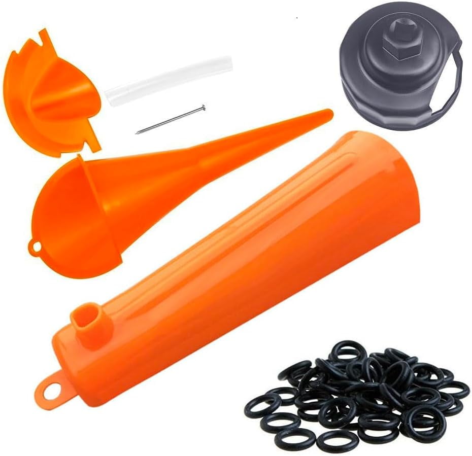 Oil Change Kit for Harley Tool, Oil Filter Wrench, Oil Funnels set, Motorcycle Primary Case Oil ...