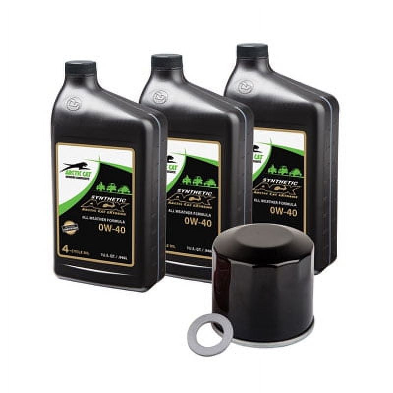 Oil Change Kit With Textron ACX Synthetic 0W-40 for Textron WILDCAT XX ...