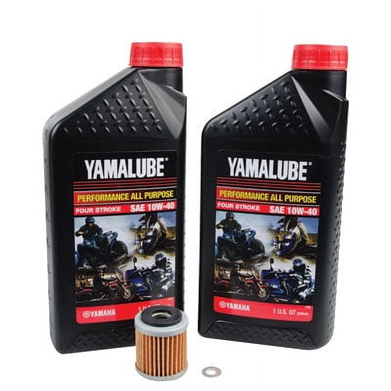 Oil Change Kit With Yamalube All Purpose 10W-40 For Yamaha - Walmart.com