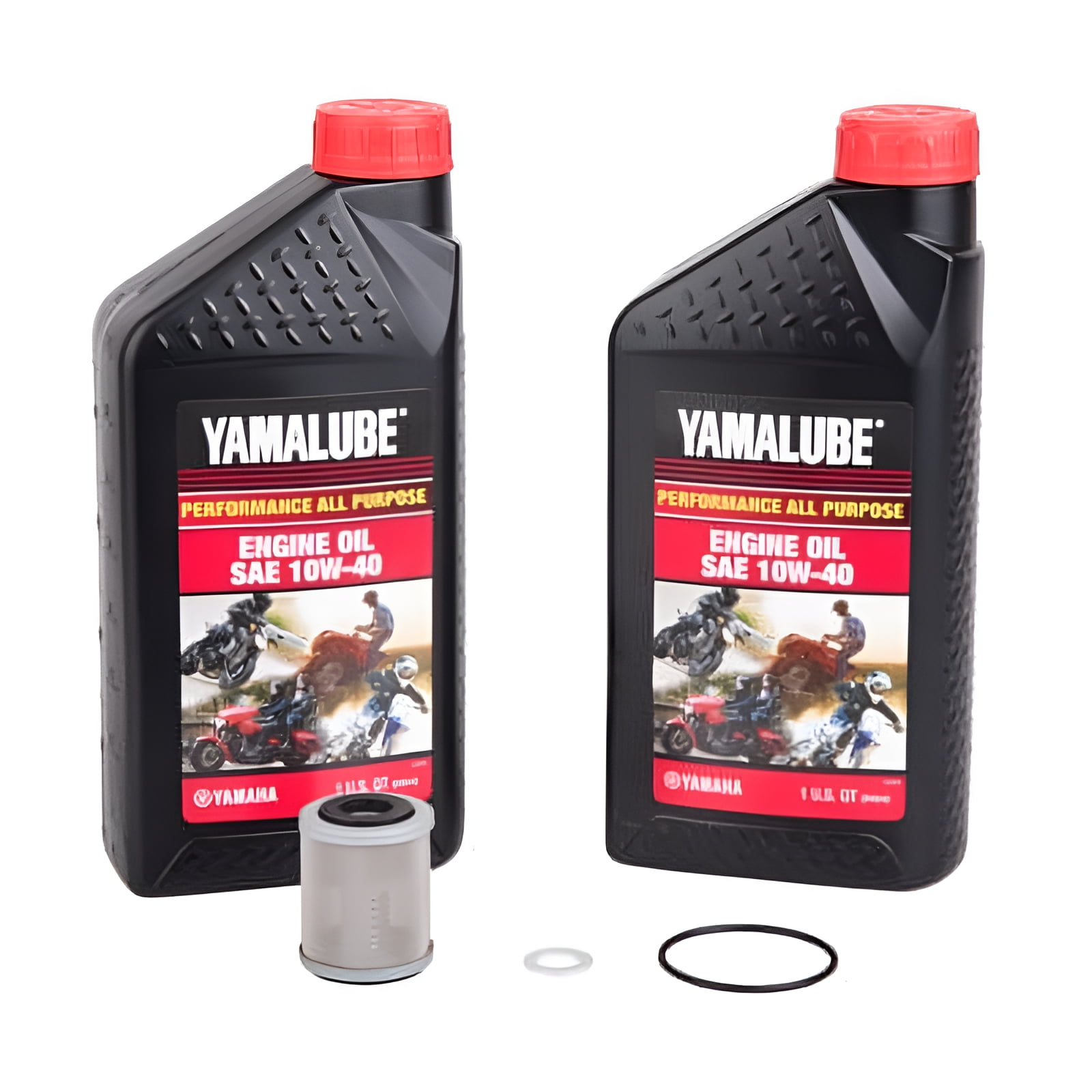 Oil Change Kit With Yamalube All Purpose 10W-40 For Yamaha - Walmart.com