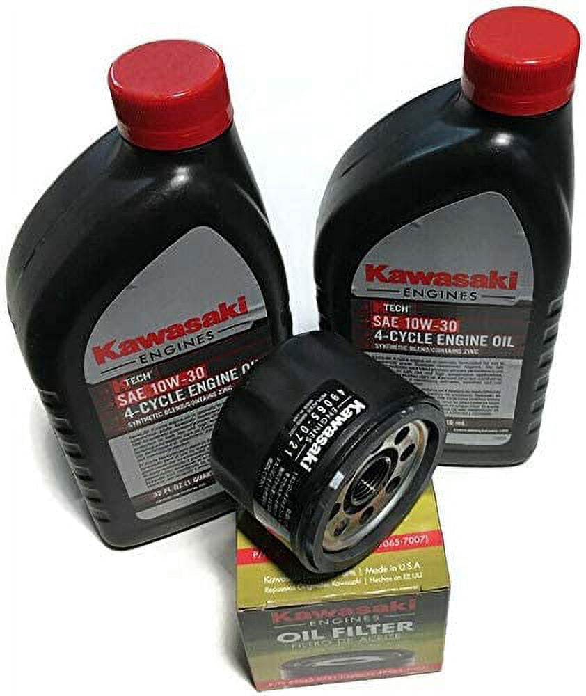 Oil Change Kit fit's some mower engines Kawasaki 99969-6081 49065-0721 ...