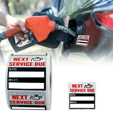 Oil Change Reminder Stickers For Windshield