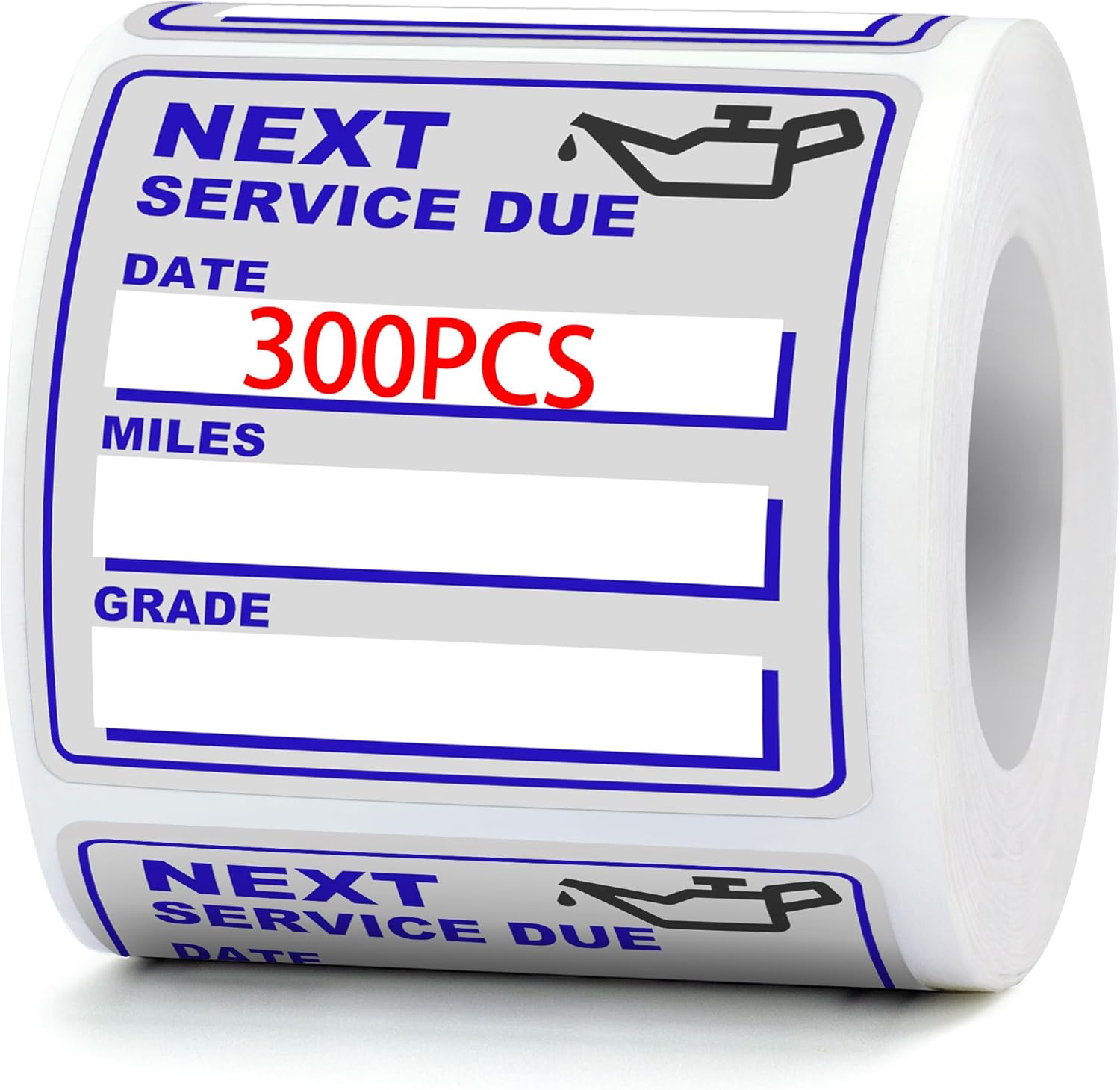 for Oil Change Stickers Vinyl 300 Pcs 2”x 2” Service Black Stickers ...
