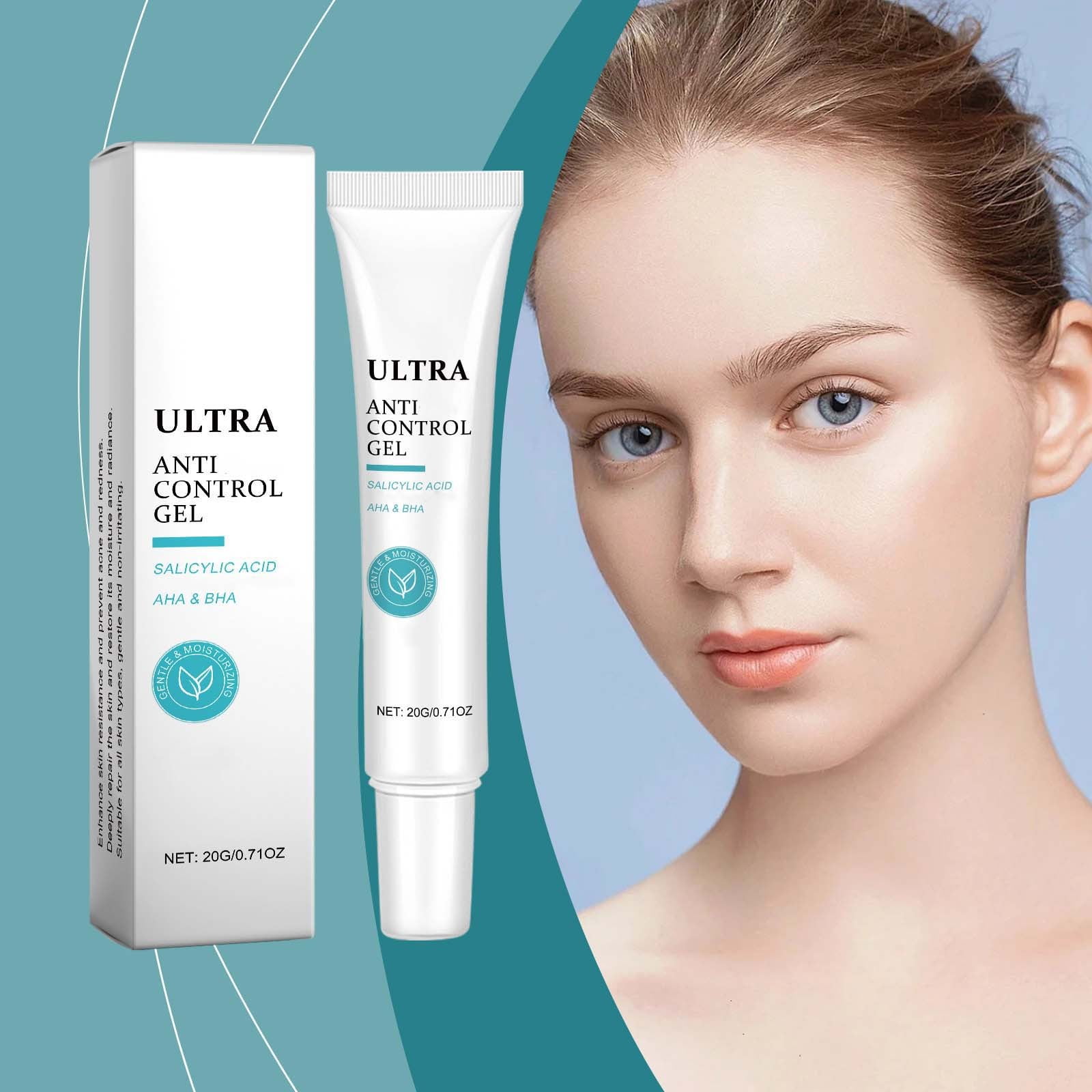 Oil Control Moisturizing Gel - 20g Face Gel for Oily Skin, Hydrating ...