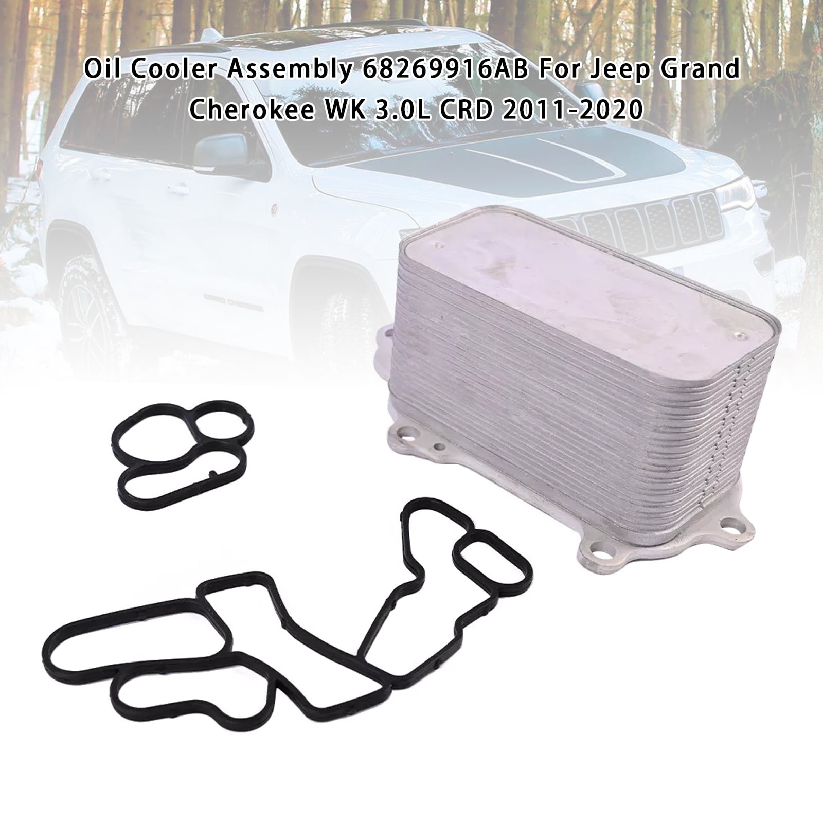 Oil Cooler Assembly 68269916AB For Jeep Grand Cherokee WK 3.0L CRD 2011 ...
