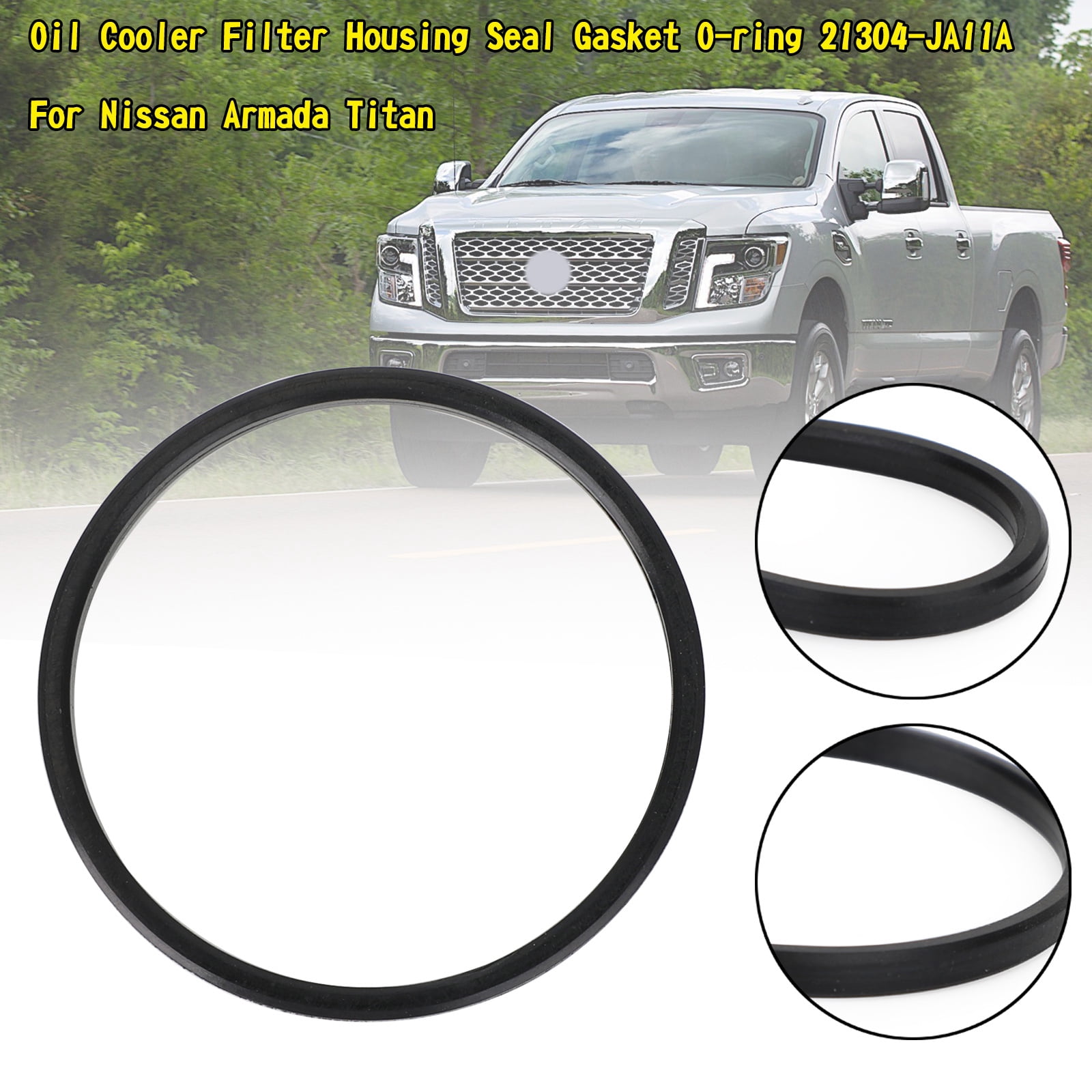 21304-JA11A Oil Cooler Filter Housing Seal Gasket O-ring for Nissan ...