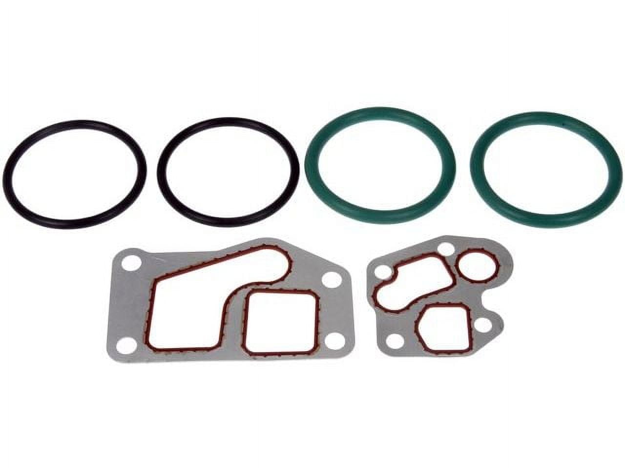 Oil Cooler Gasket Set - Compatible with 1990 - 1992 International 1452SC 7.3L V8 Naturally ...