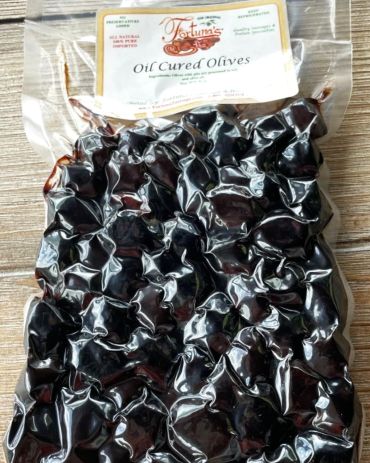 Oil Cured Olives from Italy - Slowly Dried & Cured Italian Black Olives ...