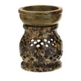 Oil Diffuser - Natural Soapstone Oil Burner Jali 3.25" - Walmart.com