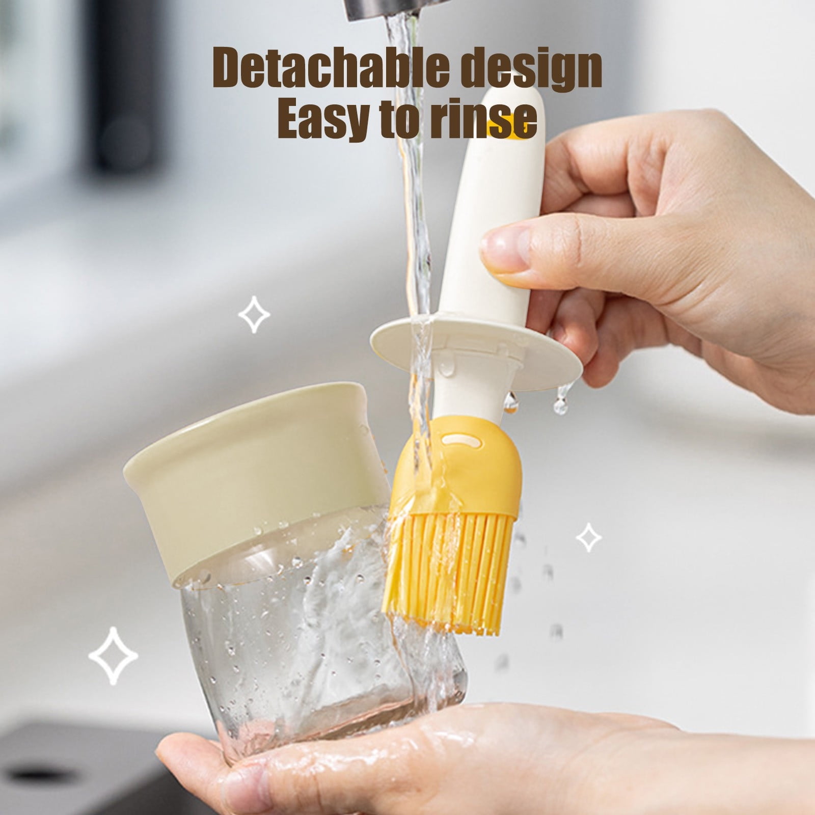 Oil Dispenser with Brush - Automatic Opening And Closing Leak Proof ...