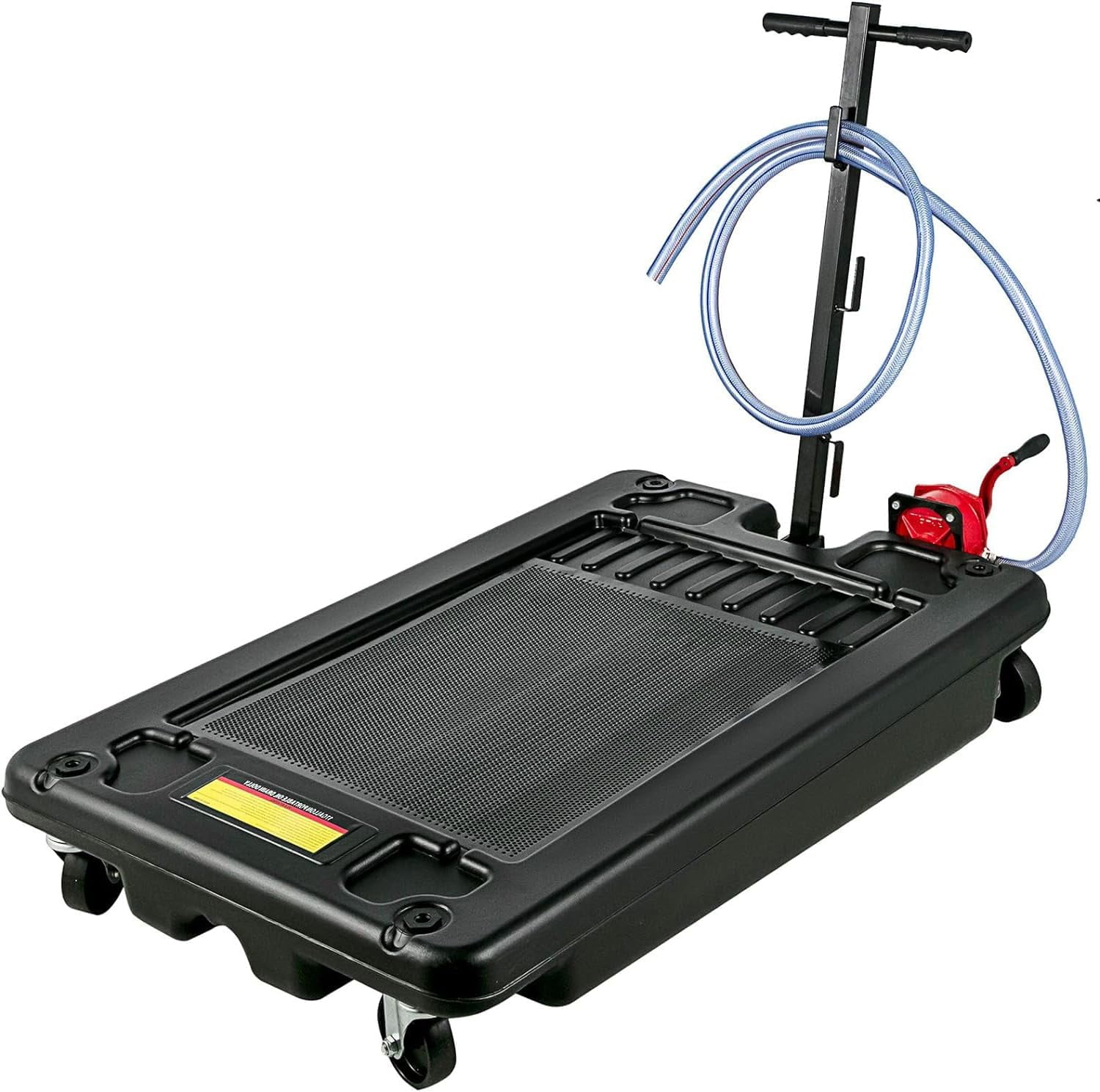 Oil Drain Pan, 17 Gallon Oil Drain Pan with Pump, 64L Low Profile Oil ...