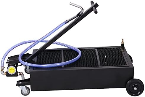 Oil Drain Pan 25 Gallon Oil Drain Tank with Electric Pump, Portable Low ...