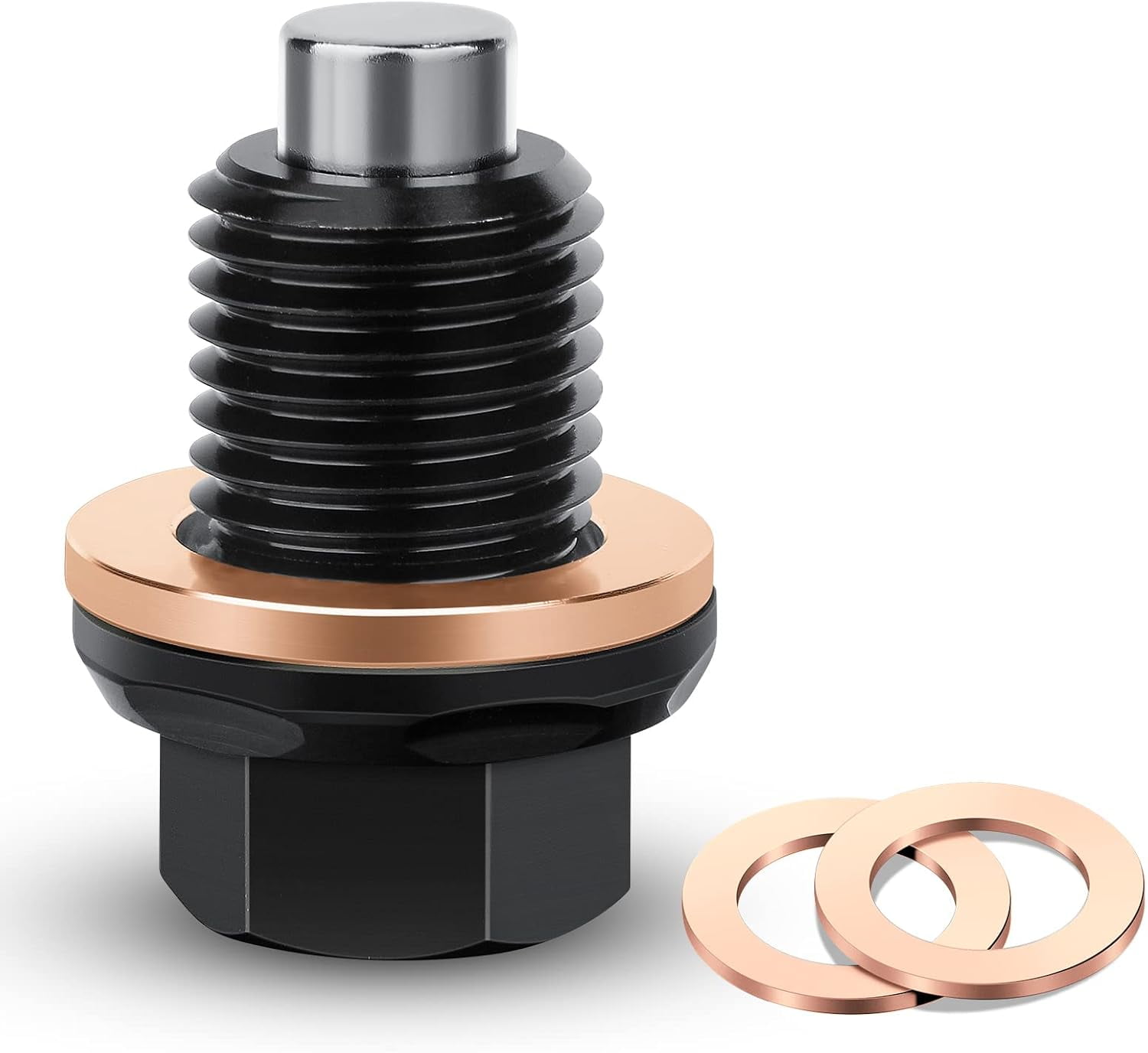 Oil Drain Plug M12 x 1.25, Magnetic Oil Pan Drain Plug T6 Aviation ...