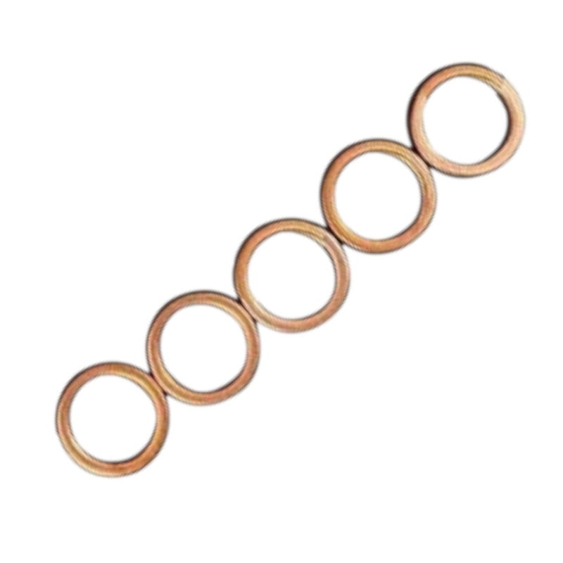 Oil Drain Plug Washer Copper for Mahindra Roxor 5 pcs - Walmart.com