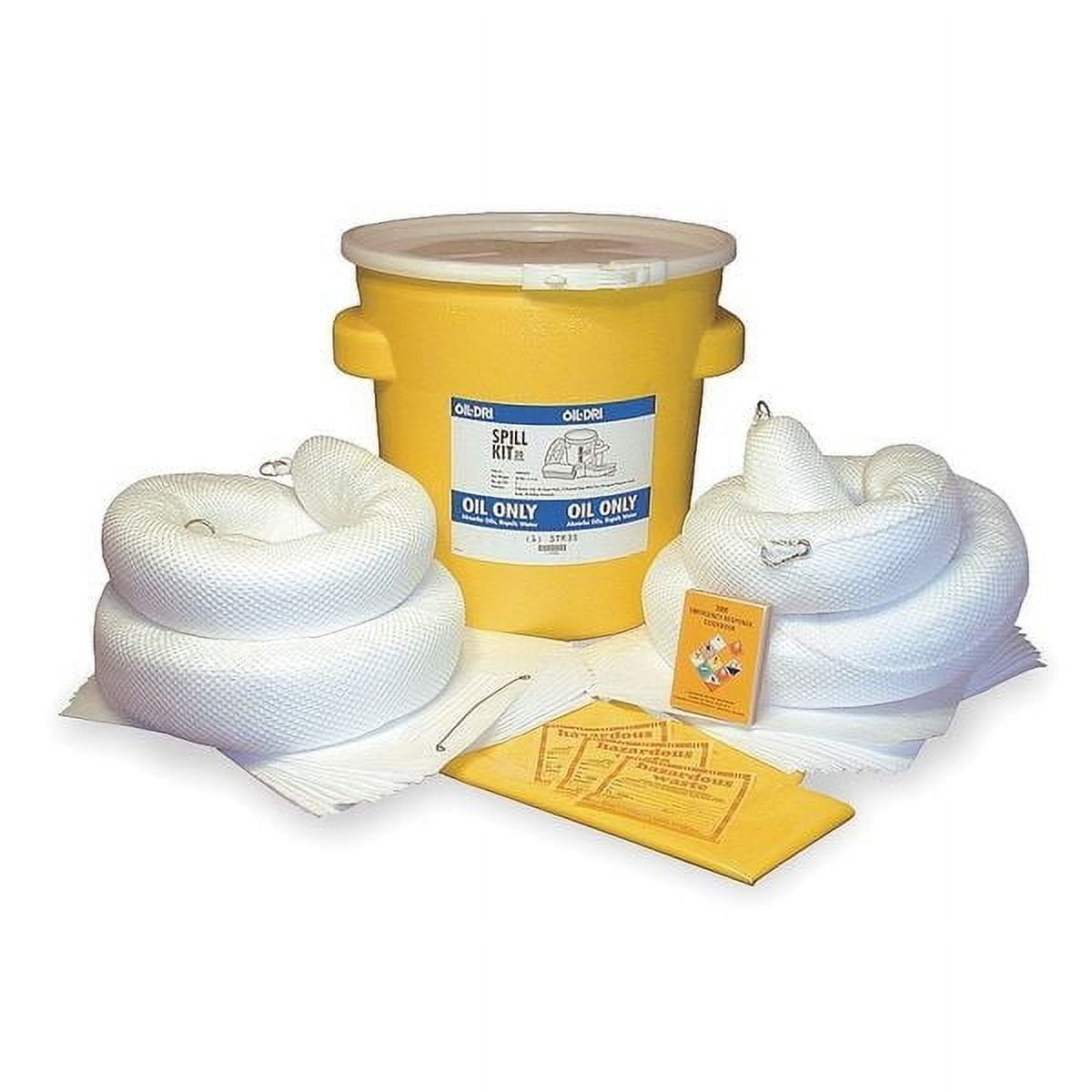 Oil-Dri Spill Kit, Oil-Based Liquids, Yellow L90942 - Walmart.com