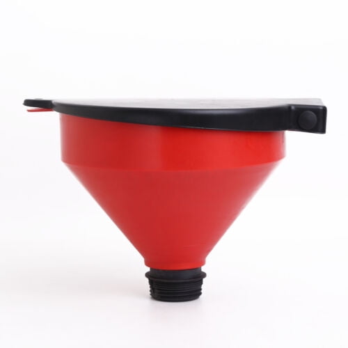 Oil Drum Funnel with Grill Screen and Lockable Lid Spill-Free w/ Hang ...