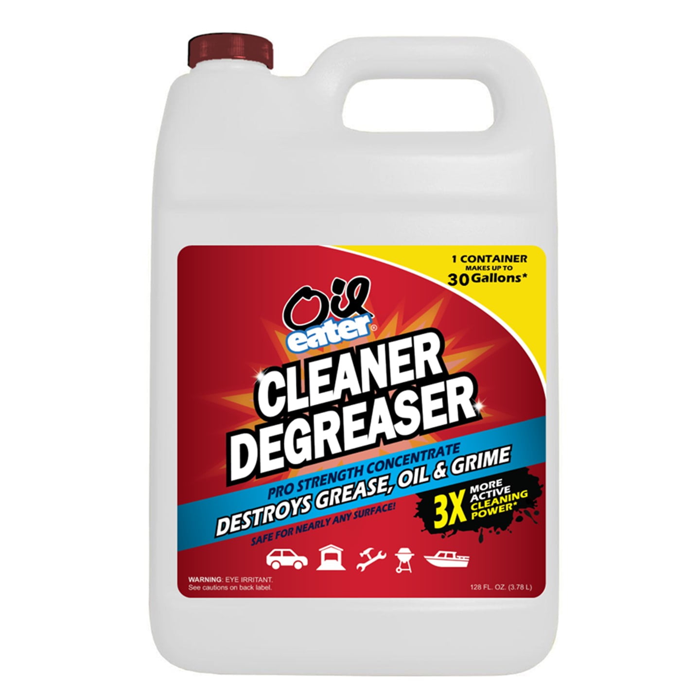 Oil Eater 1 Gallon Original Pro Strength Cleaner Degreaser, Easy Ship ...