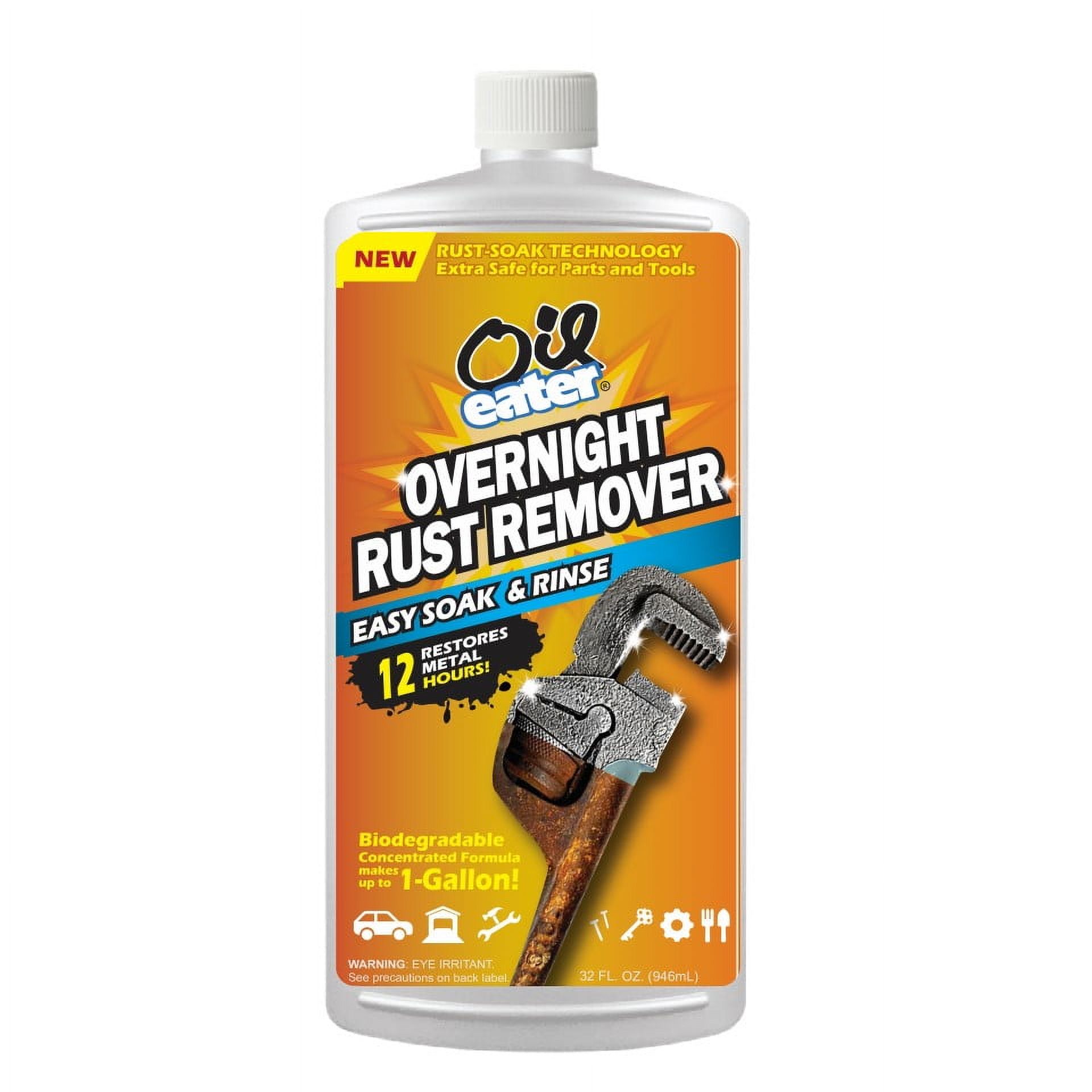 Oil Eater 32oz Overnight Rust Remover Soak for Parts & Tools - Walmart.com